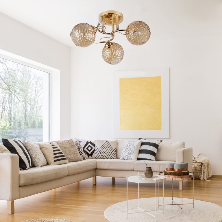 Luster E-light Larry EL-06071-3 GOLD - Exponat