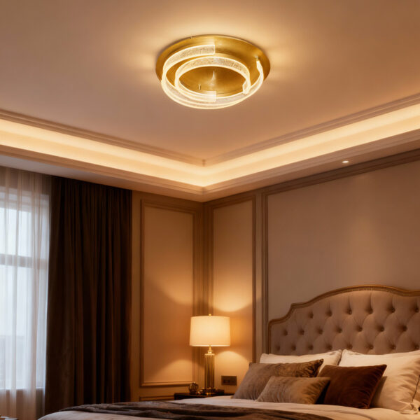 LED luster MASS-light Harvard ML-C02B2-02 zlatni - Exponat